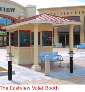 The Eastview Parking Valet Booth | Enhance Valet Services